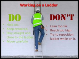 ladder safety dos and donts – McCraren Compliance